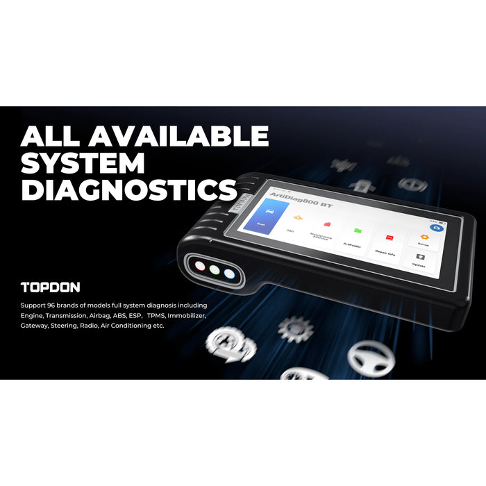 TOPDON Diagnostic Scan Tool Bluetooth ArtiDiag 800BT — TOPDON NZ