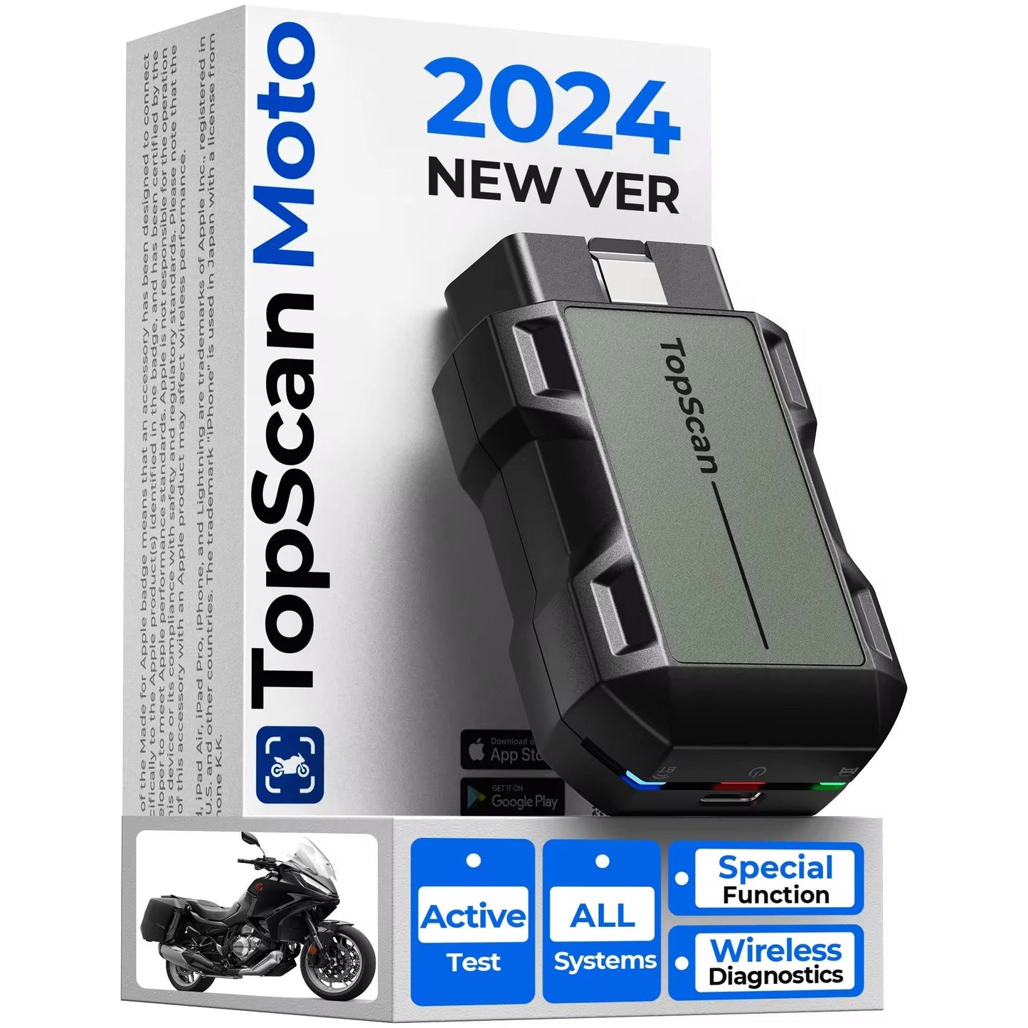 TOPDON Moto Motorcycle Full System Diagnostic Tool – TOPDON NZ